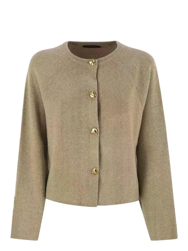 Fabiana Filippi Button Cardigan - Neutrals