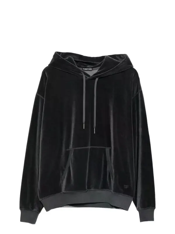 TOM FORD Hooded Pocket Sweatshirt - Grey