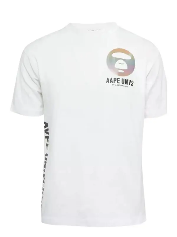 A BATHING APE Logo T-shirt - White