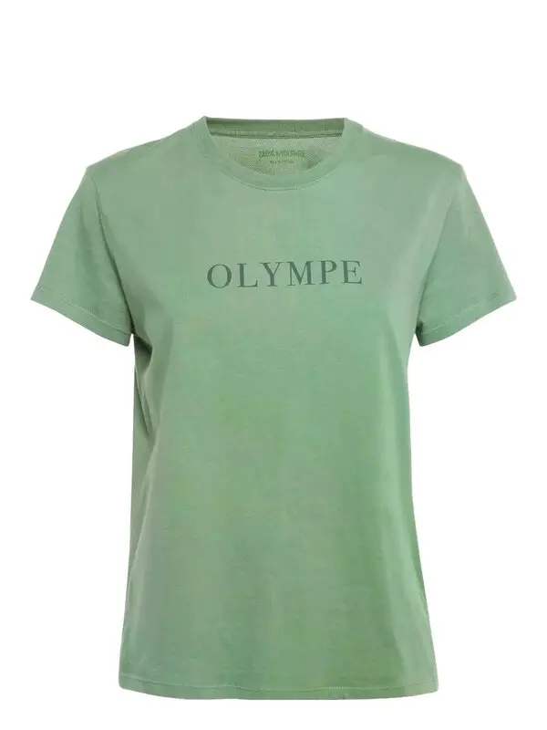 Zadig&Voltaire Zoe Olympe Printed T-shirt - Green