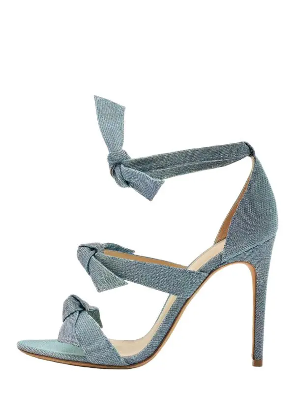 ALEXANDRE BIRMAN Lolita Knot-detail Sandals - Blue