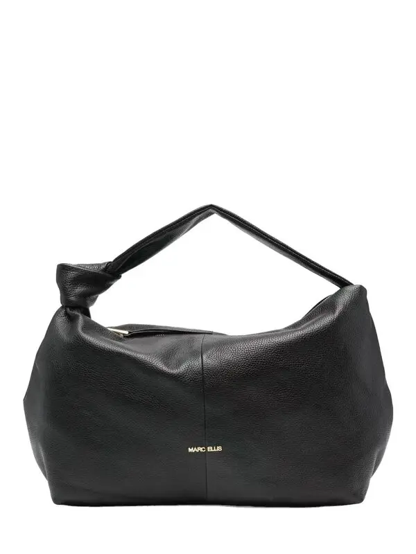 MARC ELLIS Angie Leather Tote Bag - Black