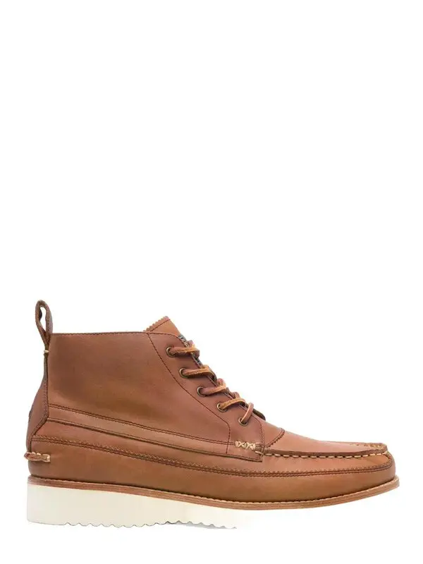 Polo Ralph Lauren Leather Ankle Boots - Brown