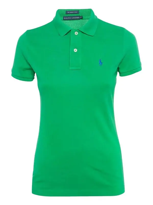 Polo Ralph Lauren Skinny-fit Cotton Polo Top - Green