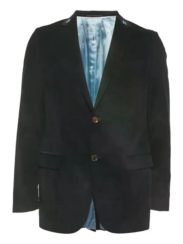 Gucci Embroidered Corduroy Blazer - Black