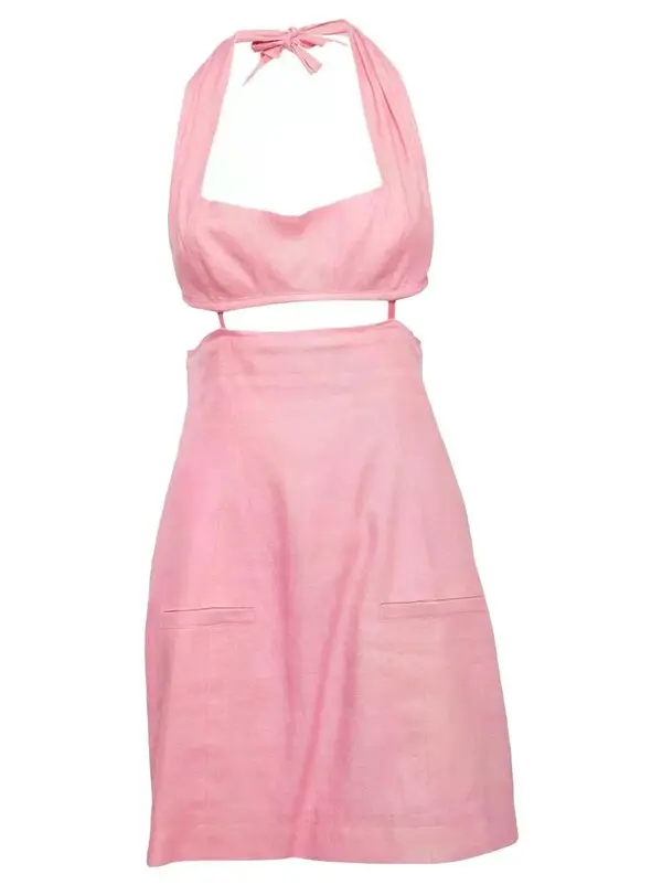 Jacquemus La Robe Limao Cut-out Mini Dress - Pink