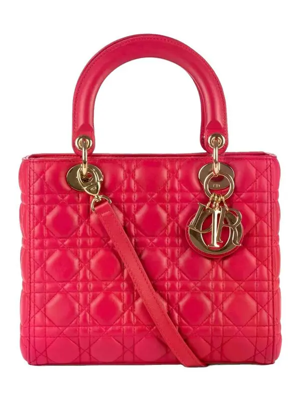 Dior Lady Tote Bag - Pink