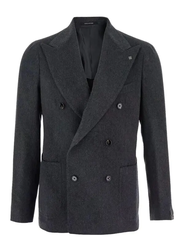 Tagliatore Double-breasted Blazer - Grey