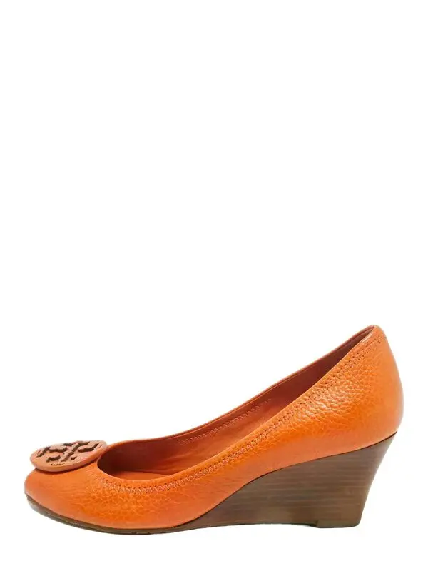 Tory Burch Sally Wedge Pumps - Orange