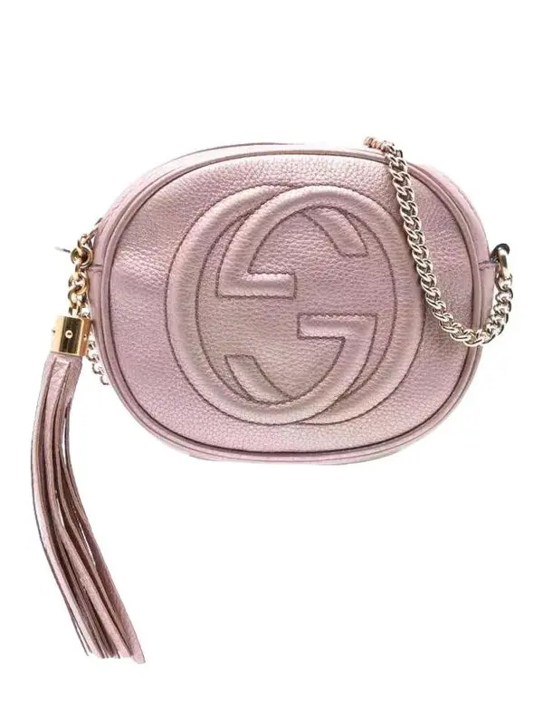 Gucci Mini Soho Chain Crossbody Bag - Pink