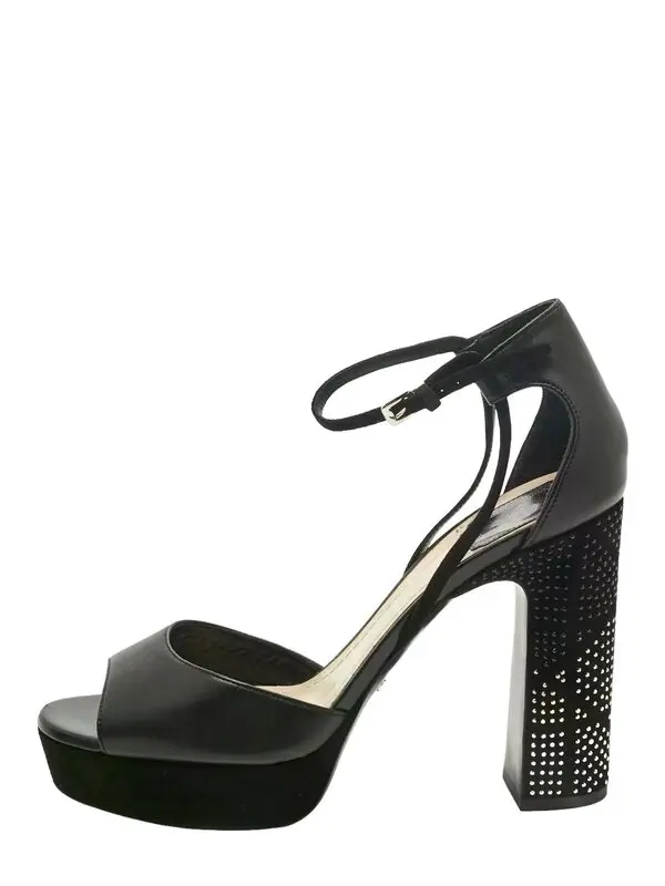 Dior Rainbow Stellar Block-heel Sandals - Black