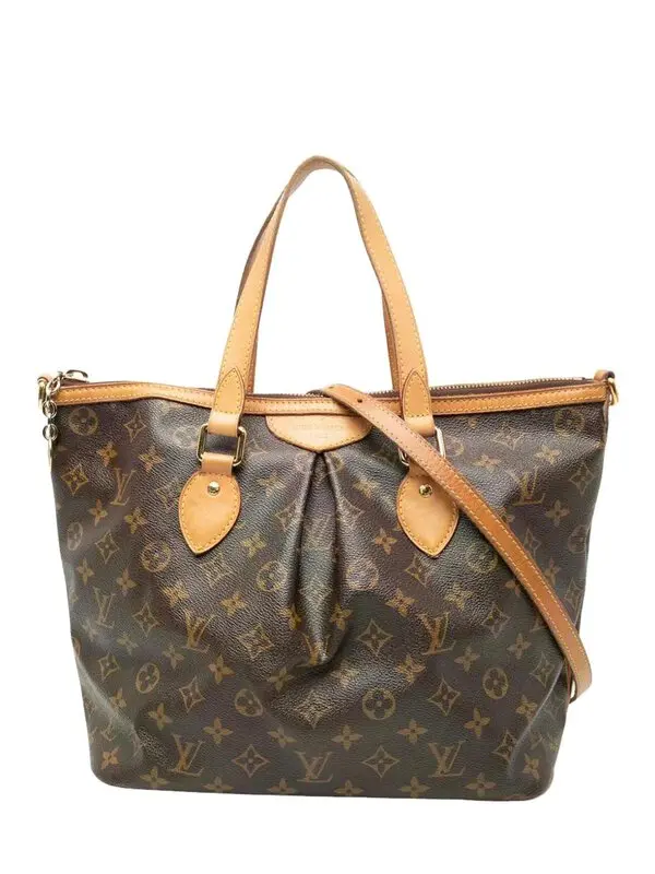 LOUIS VUITTON 2013 Monogram Palermo Pm Satchel - Brown