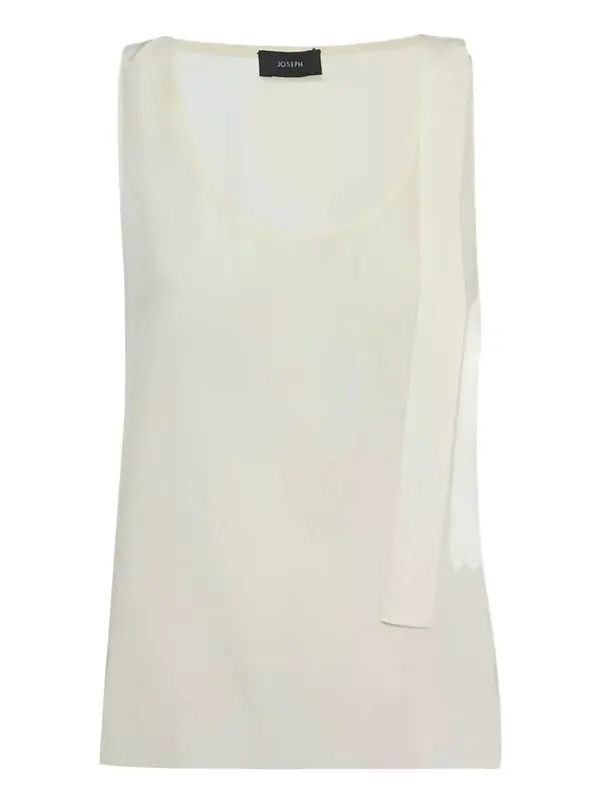 JOSEPH Silk Sleeveless Top - Neutrals