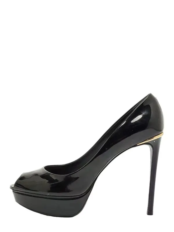 LOUIS VUITTON Eyeline Peep-toe Pumps - Black