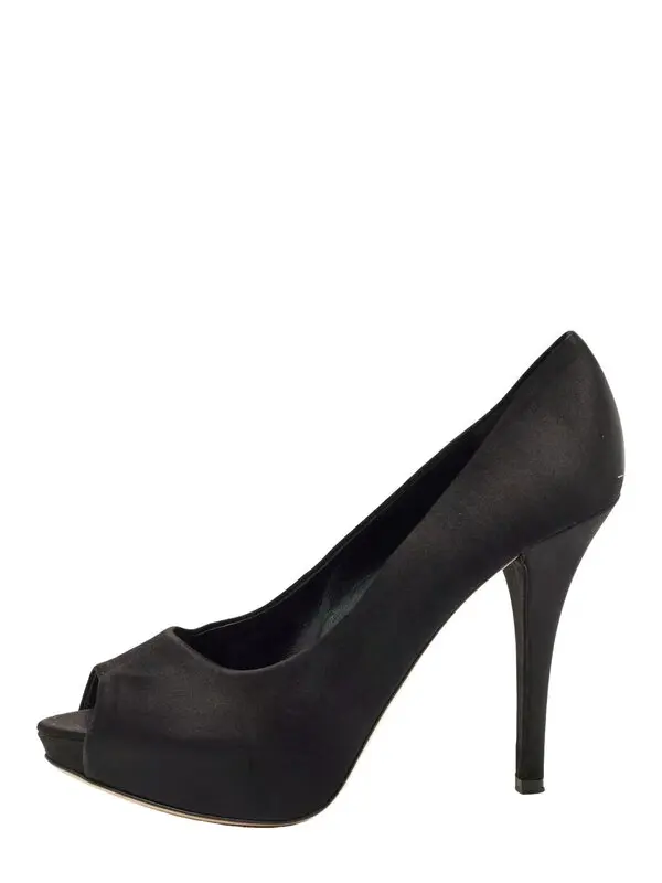 Dolce & Gabbana Peep-toe Platform Pumps - Black