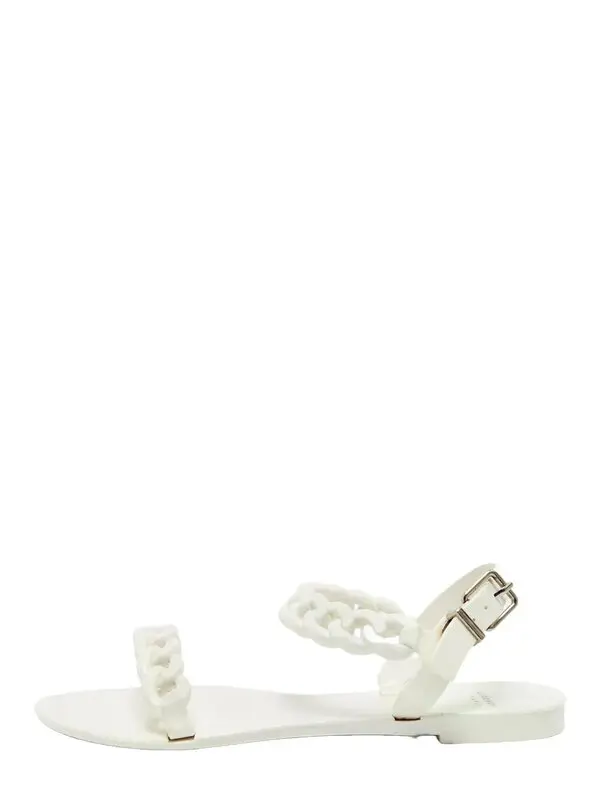 Givenchy Open-toe Chain Link Sandals - White