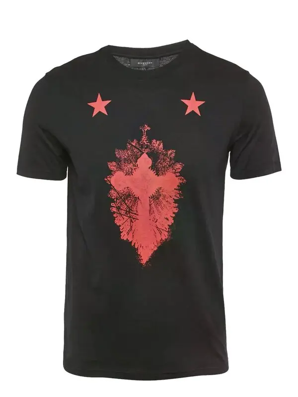 Givenchy Cross Print T-shirt - Black