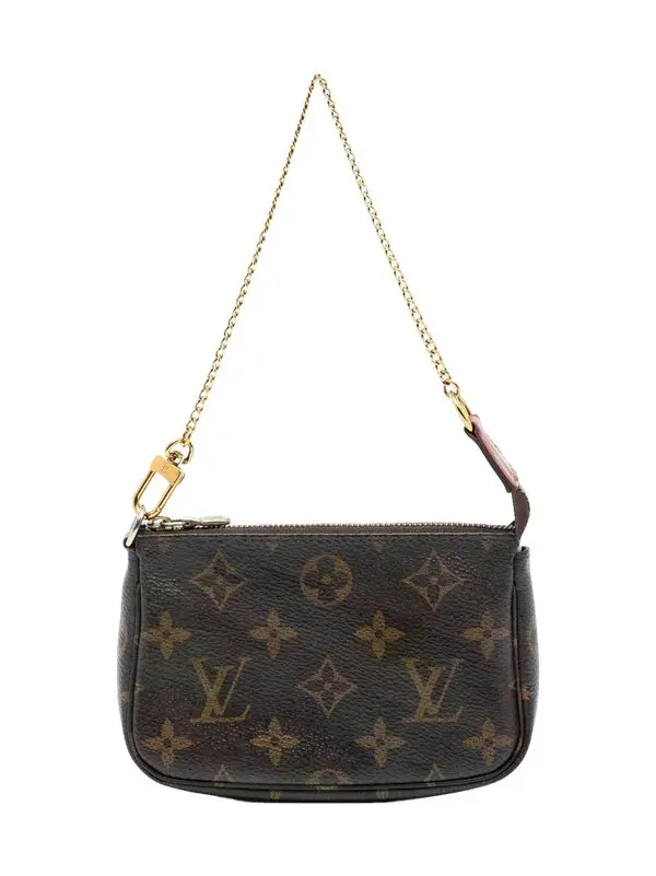 LOUIS VUITTON 2019 Monogram Mini Pochette Accessoires - Brown
