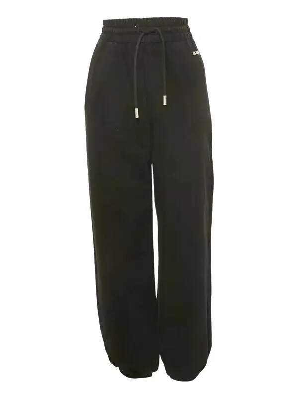 Off-White Logo-embroidered Track Pants - Black