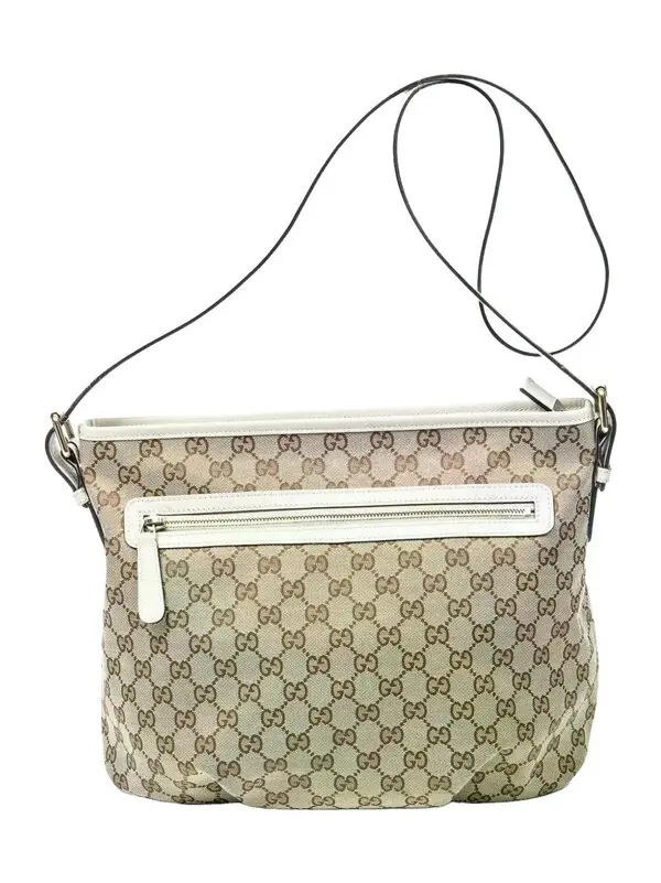 Gucci Gg Patterned Shoulder Bag - Neutrals