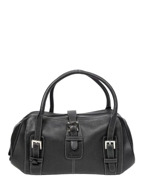 Loewe Buckle Leather Bag - Black