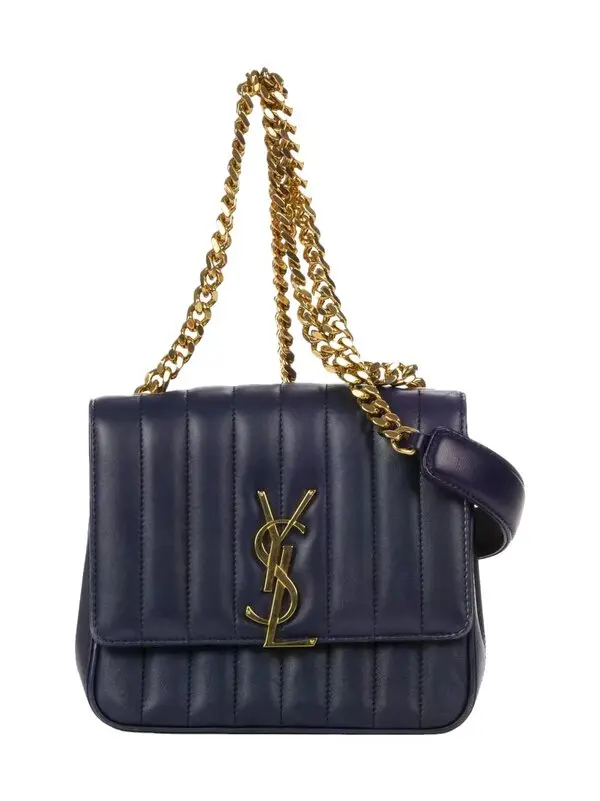 Saint Laurent Vicky Shoulder Bag - Blue