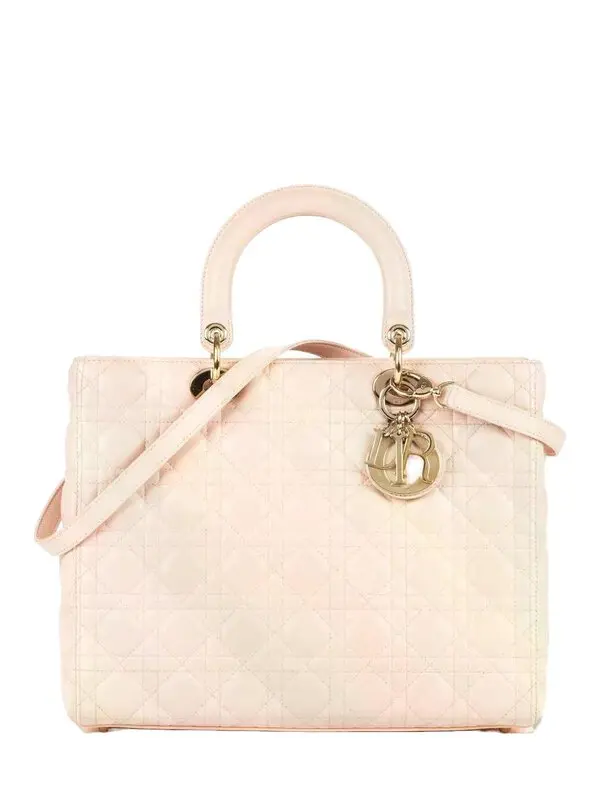 Dior Lady Cannage Handbag - Pink