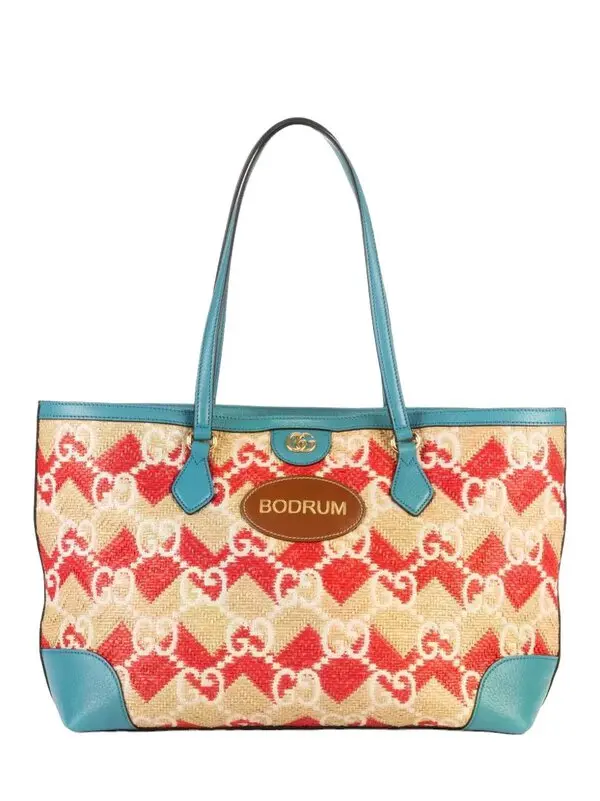 Gucci Gg Pattern Tote Bag - Blue