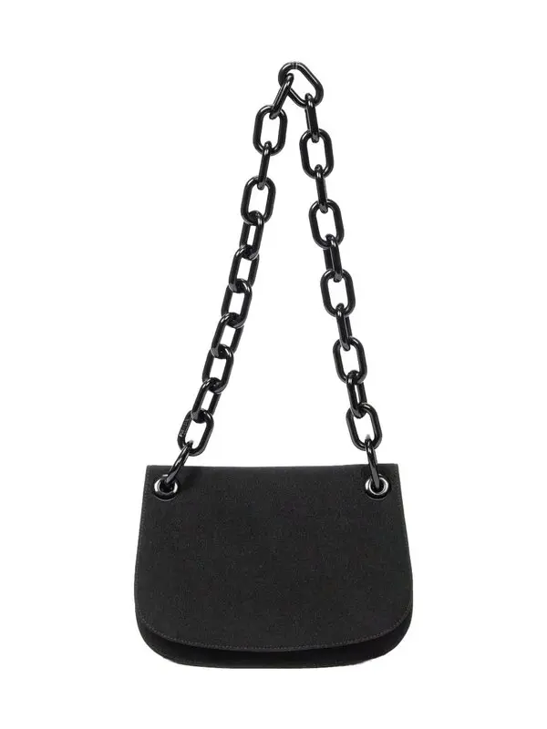 Prada Lucite Chain-strap Shoulder Bag - Black