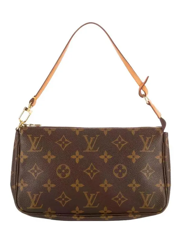 LOUIS VUITTON 2000 Pochette Handbag - Brown