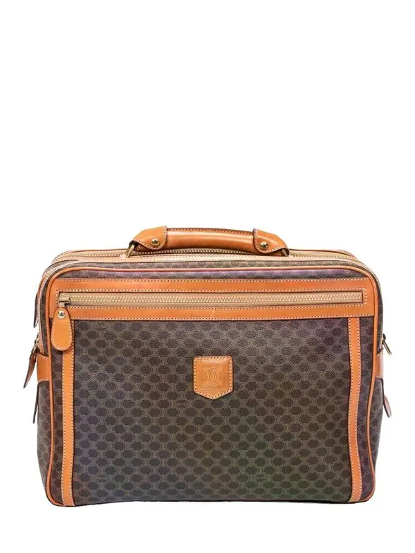 Celine Large Macadam Two-way Briefcase - Brown