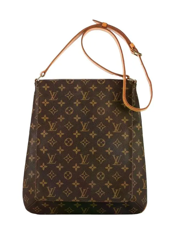LOUIS VUITTON 2000 Monogram Shoulder Bag - Brown