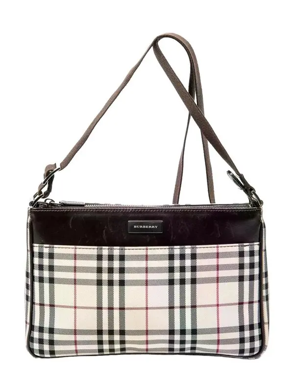 Burberry Check-pattern Shoulder Bag - Neutrals