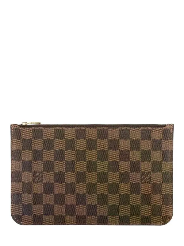 LOUIS VUITTON Damier Ebène Zip Pouch - Brown
