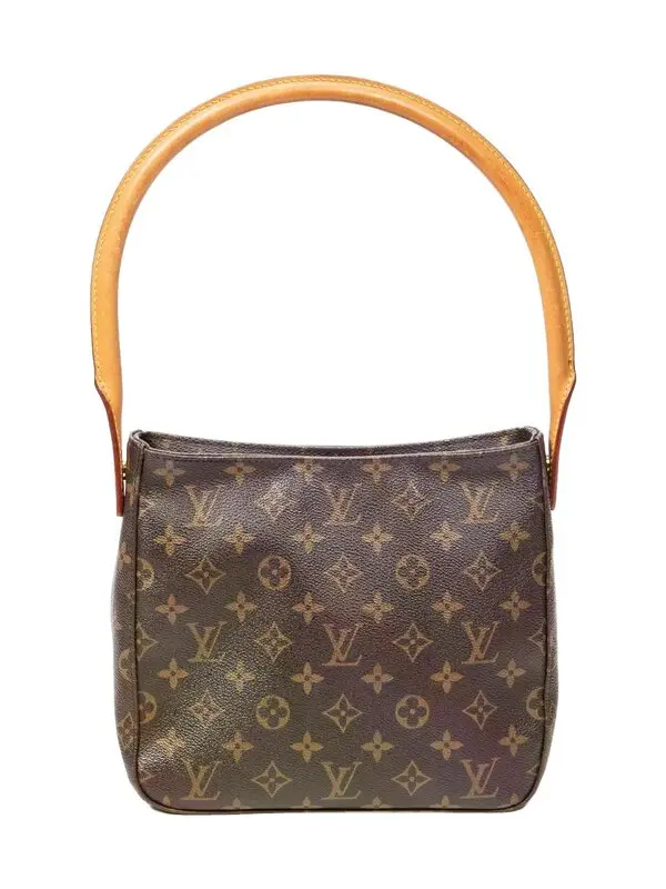 LOUIS VUITTON Monogram Canvas Top-handle Shoulder Bag - Brown