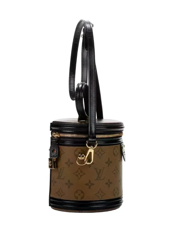 LOUIS VUITTON 2000s Monogram Cylindrical Bag - Brown