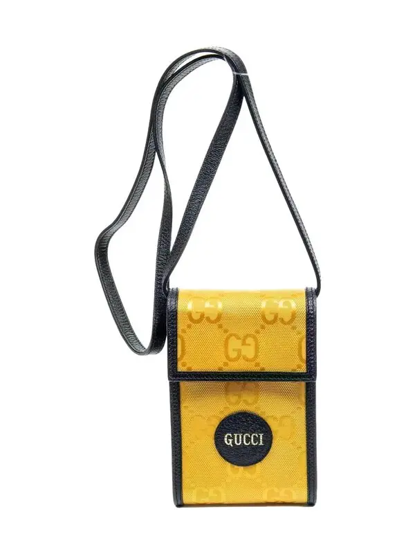 Gucci 2000 Gg-pattern Shoulder Bag - Yellow