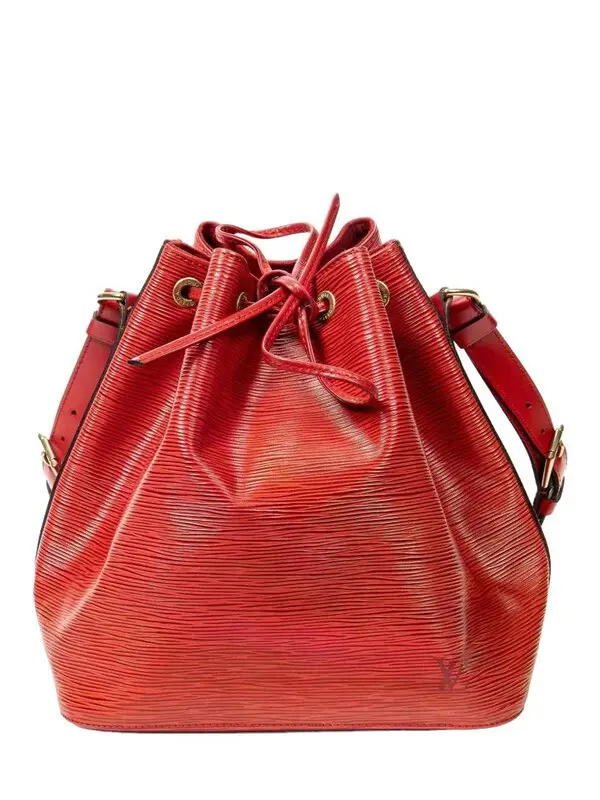 LOUIS VUITTON Monogram Bucket Bag - Red
