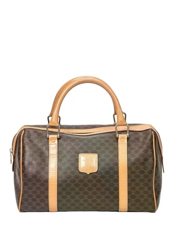 Celine Monogram Top Handle Bag - Brown