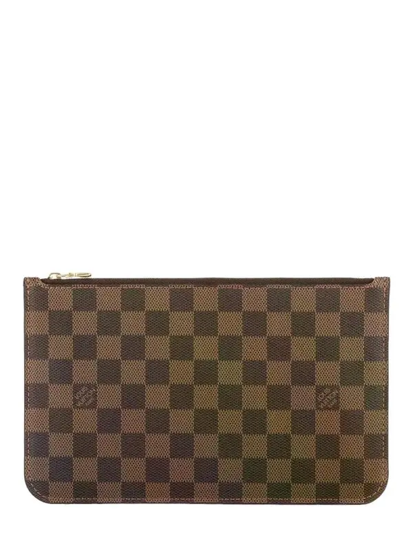 LOUIS VUITTON Damier Azur Pouch - Brown