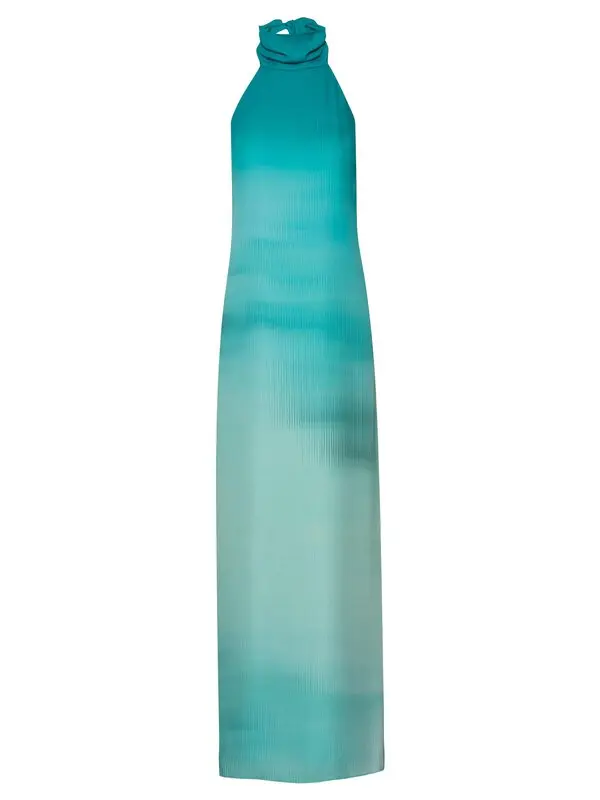 BAOBAB Chianti Low-back Maxi Dress - Turquoise
