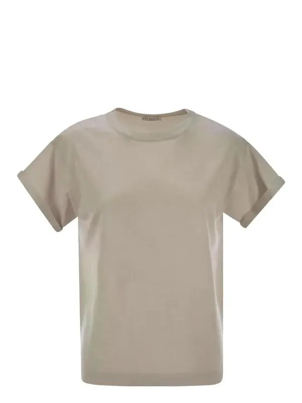 Brunello Cucinelli Crew Neck T-shirt - White