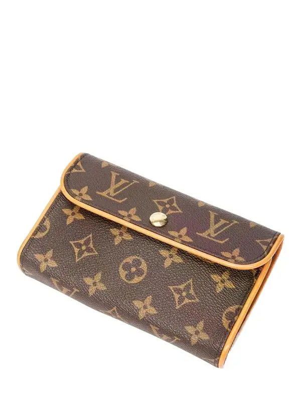 LOUIS VUITTON 2004 Florentine Monogram-canvas Belt Bag - Brown