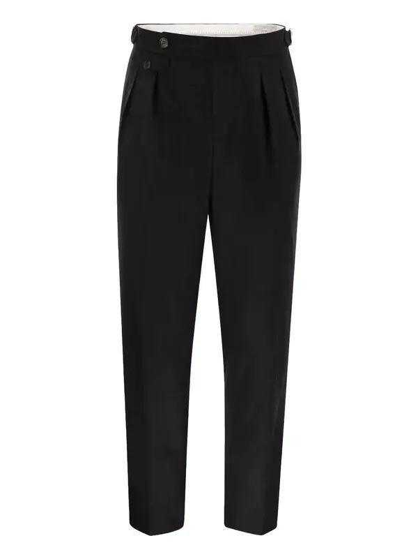 Brunello Cucinelli Double-darts Trousers - Black