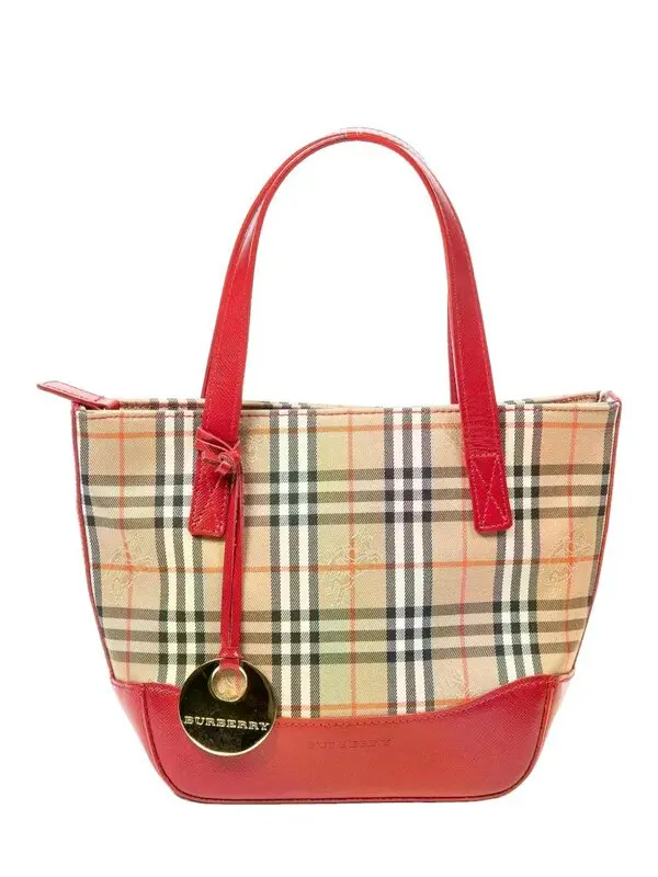 Burberry Check-pattern Tote - Neutrals