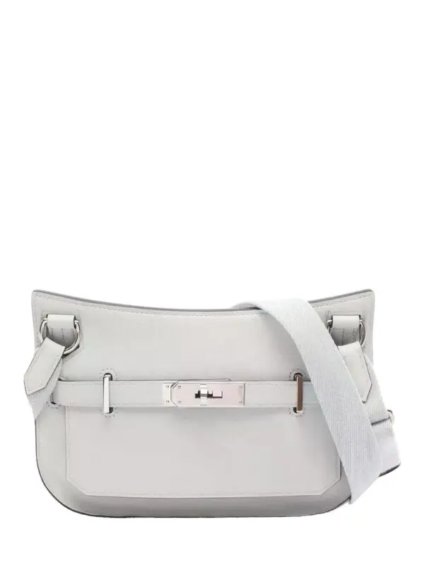Hermès 2024 Mini Swift Jypsiere Crossbody Bag - Grey