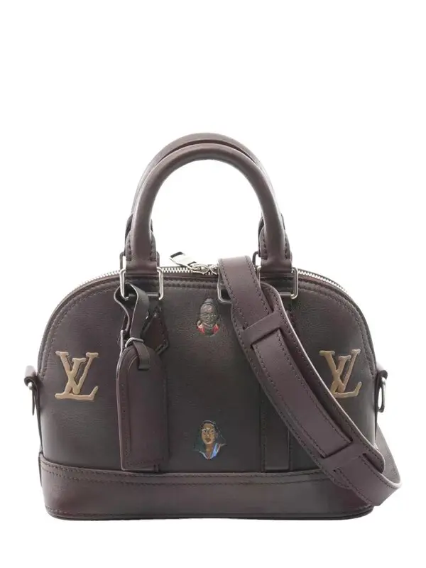 LOUIS VUITTON 2021-2025 Henry Taylor Calfskin Alma 25 Satchel - Brown