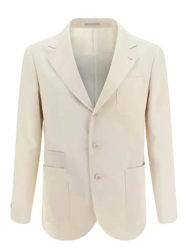 Brunello Cucinelli Single-breasted Blazer - Neutrals