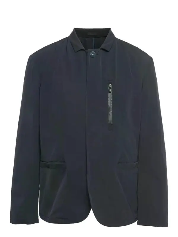 ARMANI Nylon Zip Jacket - Blue