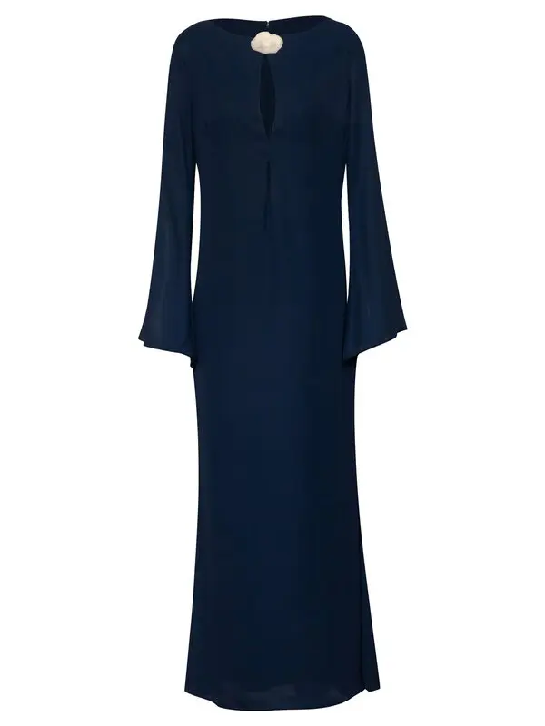 BAOBAB Amaia Shell-detailed Maxi Dress - Navy